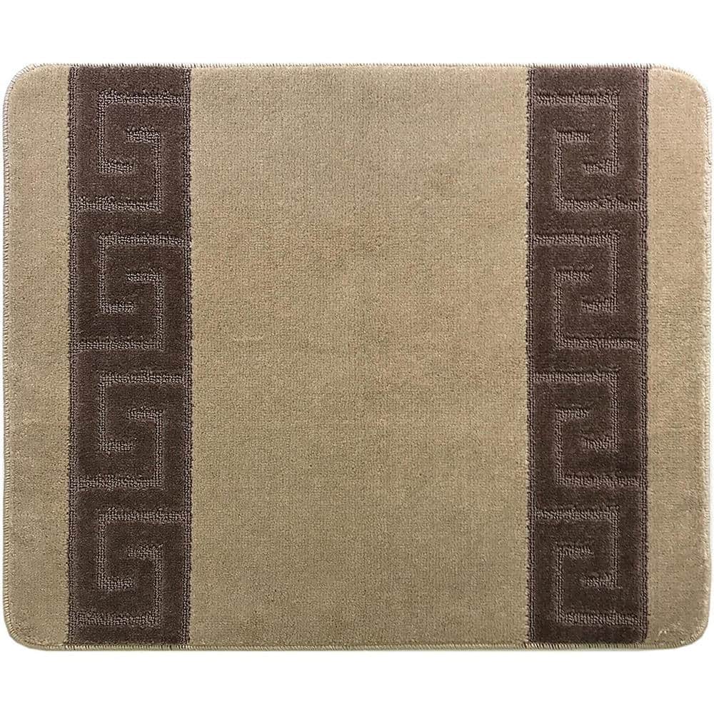 RugStylesOnline Greek Key Collection Beige Color 30 inch x 36 inch ...