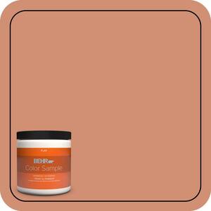 BEHR PREMIUM PLUS 8 oz. #M200-5 Terra Cotta Clay Semi-Gloss Interior ...