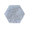 Nantucket Pavers Honeycomb 20 in. x 18 in. Hexagon Gray Concrete Paver ...