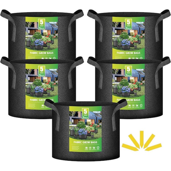 Primehome 5-Gal. Potato Grow Bags Garden Planting Bag with Reinforced ...