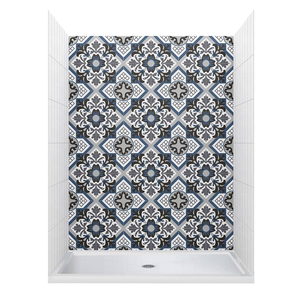 CRAFT + MAIN JETCOAT 60 in. L 36 in. W 78 in. H 2 Piece Alcove Shower ...