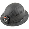 Klein Tools Hard Hat, Vented Full Brim Premium KARBN Class C, with LED ...