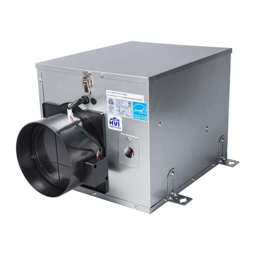 QuFresh 50/80/100 CFM Steel Wall/Ceiling Mount Fresh Air Supply Fan in ...