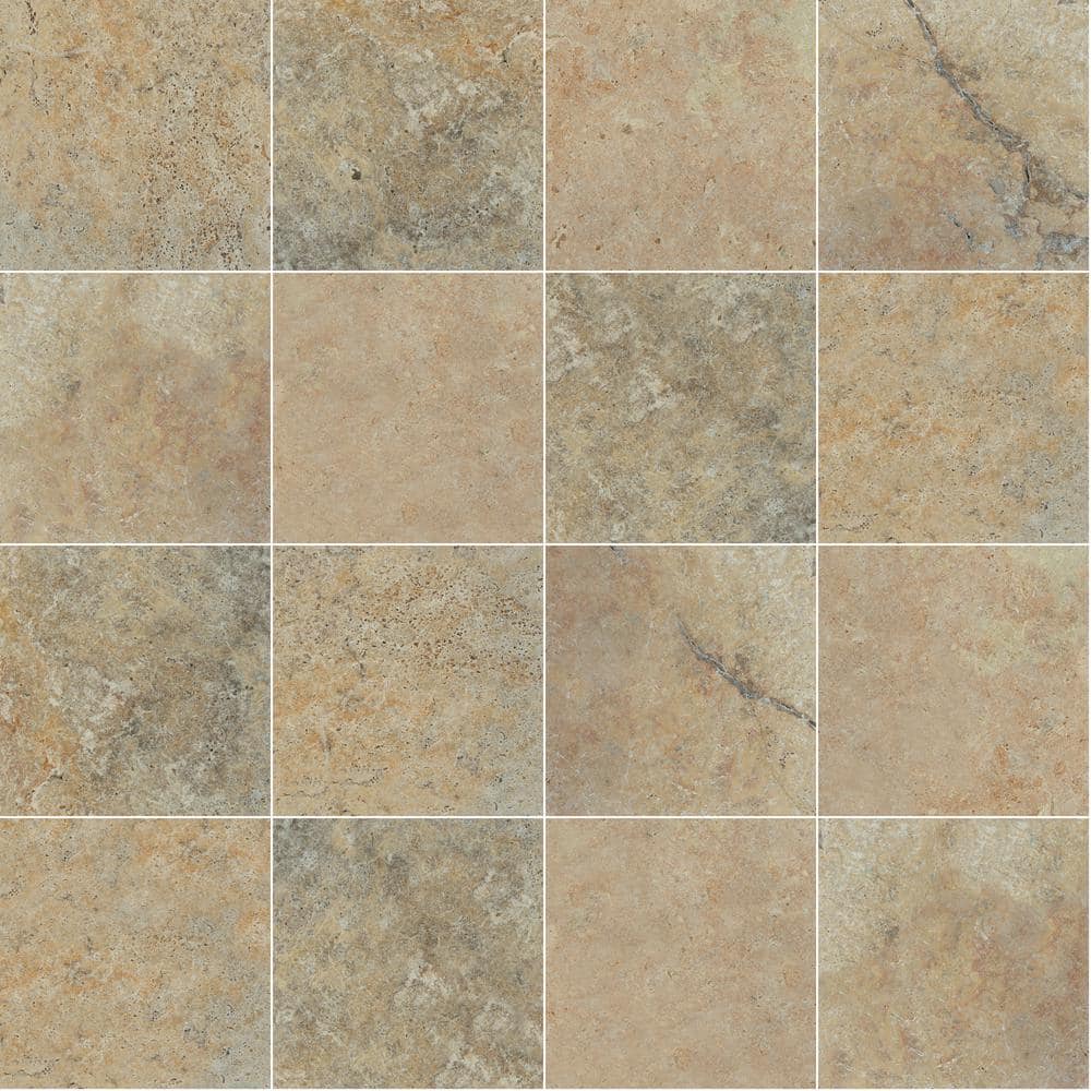 MSI Tuscany Scabas 2 cm. x 16 in. x 16 in. Travertine Paver Tile (106.8 ...