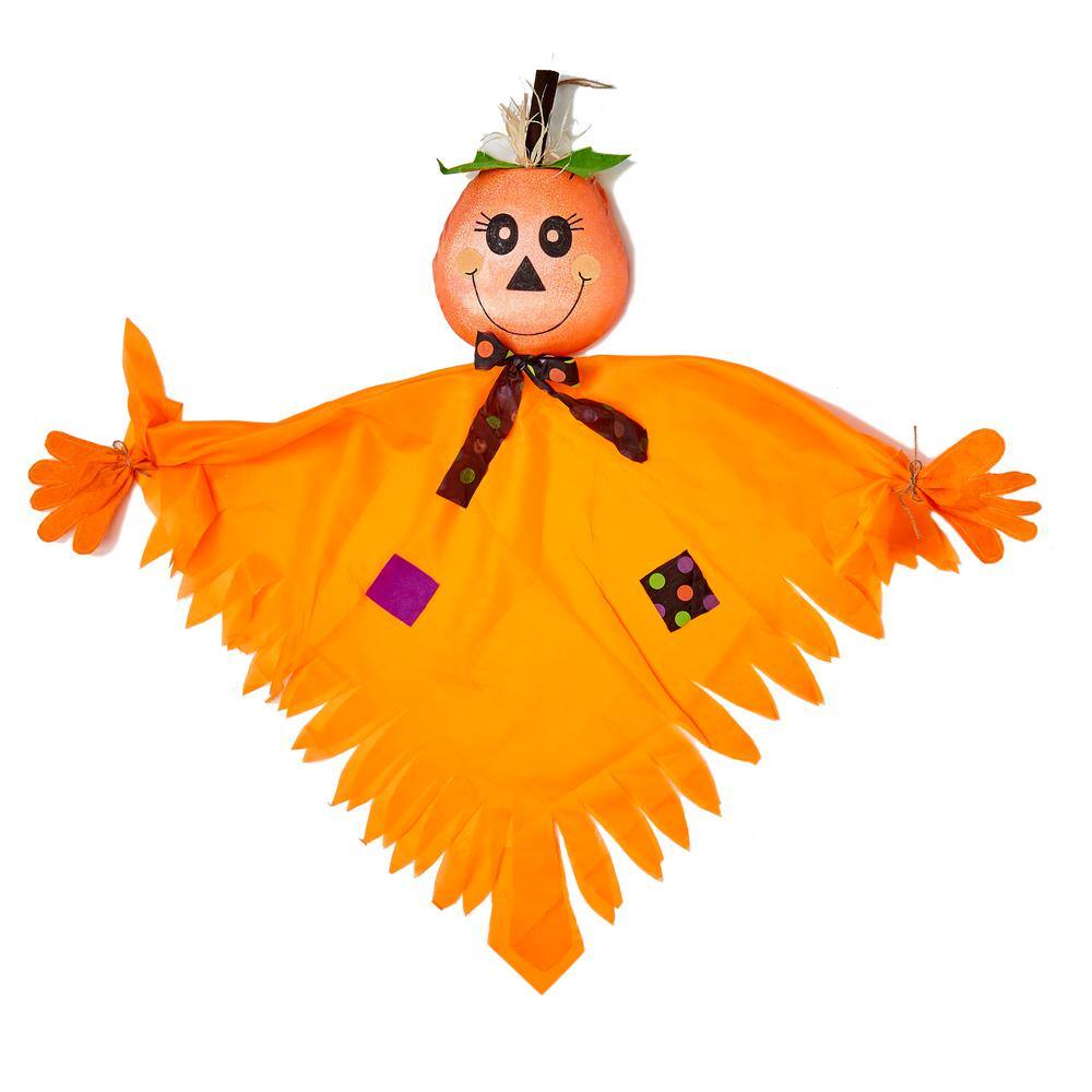 Worth Imports 43 in. Shiny Hanging Halloween Pumpkin Figure (Set of 2 ...