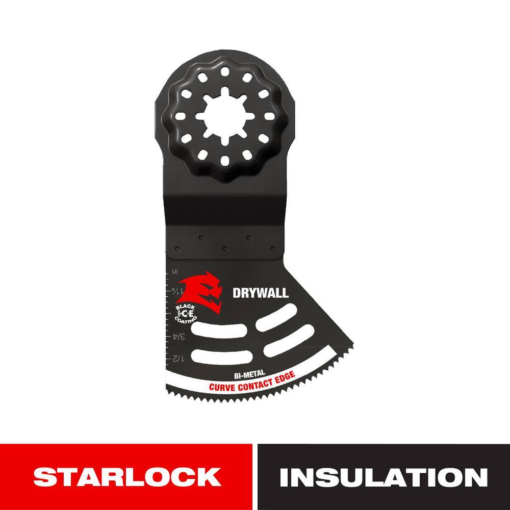 DIABLO 3-1/2 in. Starlock Bi-Metal Oscillating Blade for Insulation ...