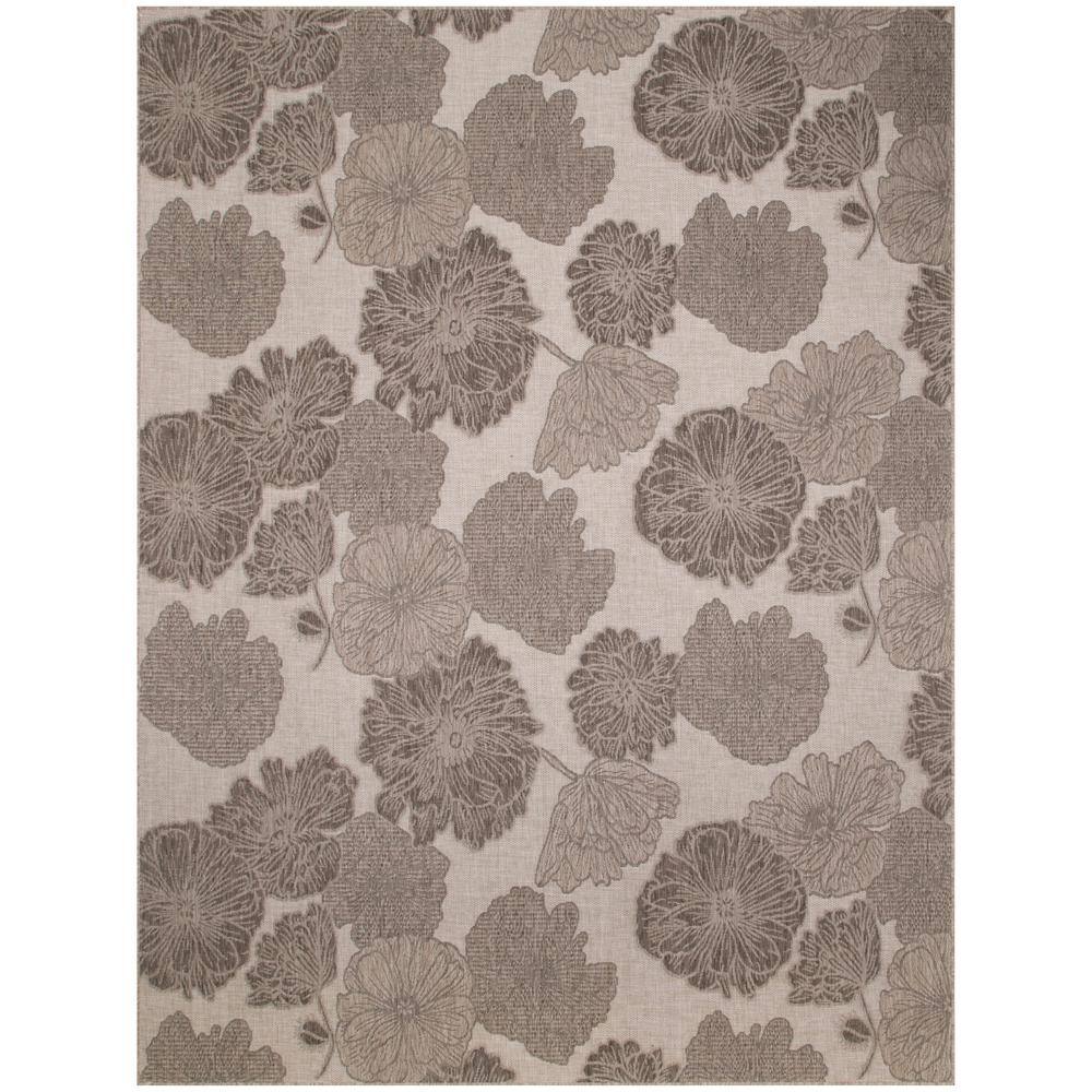 Nourison Garden Oasis Natural 8 ft. x 10 ft. Nature-inspired ...