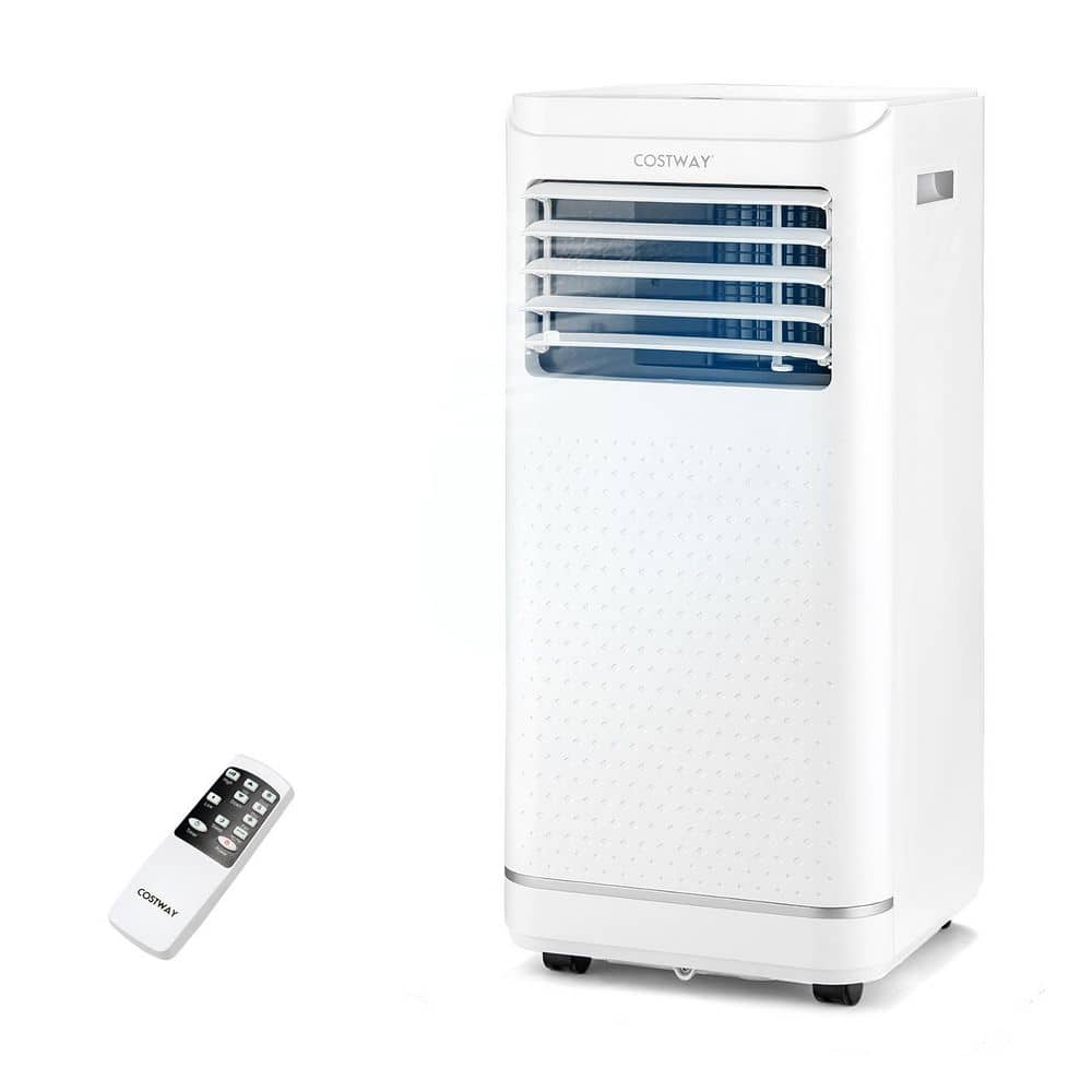 Costway 5,000 BTU Portable Air Conditioner Cools 250 sq. ft. with ...