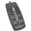 Tripp Lite 10-Outlet Surge Protector TLP1008TELTV - The Home Depot
