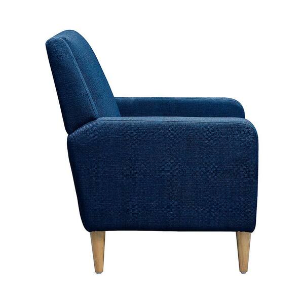 Blue denim accent chair store