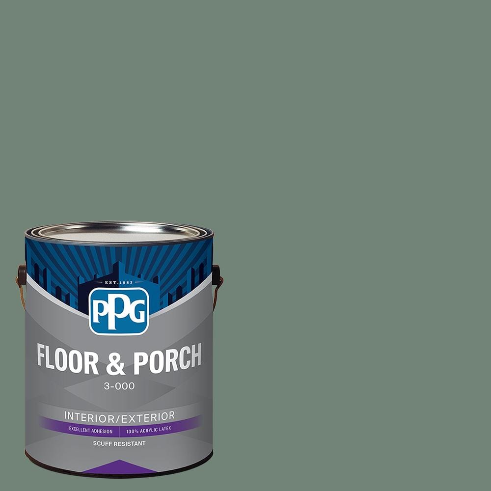 PPG 1 gal. PPG1135-6 Calabash Clash Satin Interior/Exterior Floor and ...