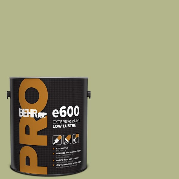 BEHR PRO 1 gal. #M350-4 Sweet Grass Low Luster Exterior Paint PR62001 ...