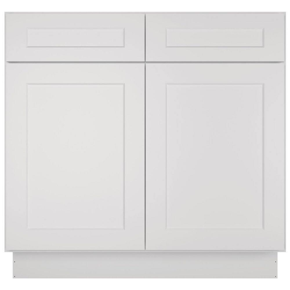 Reviews for HOMEIBRO Newport Sink Base Dove 2 False Drawers - Shaker ...