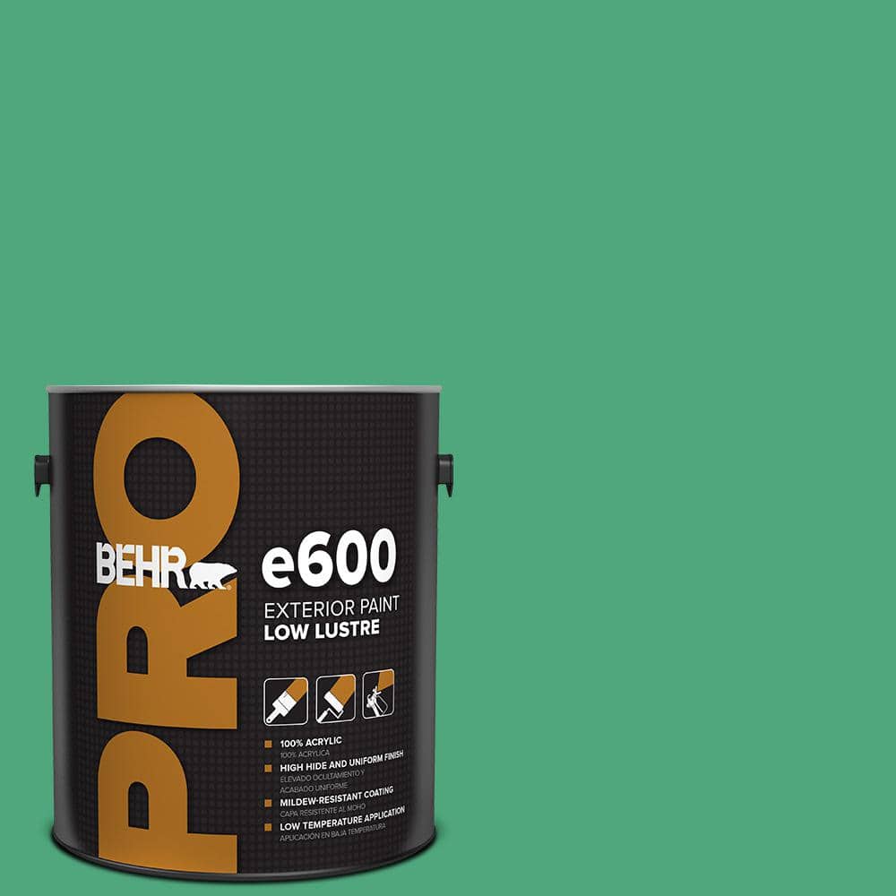 BEHR PRO 1 gal. #P420-5 Shamrock Green Low Luster Exterior Paint ...