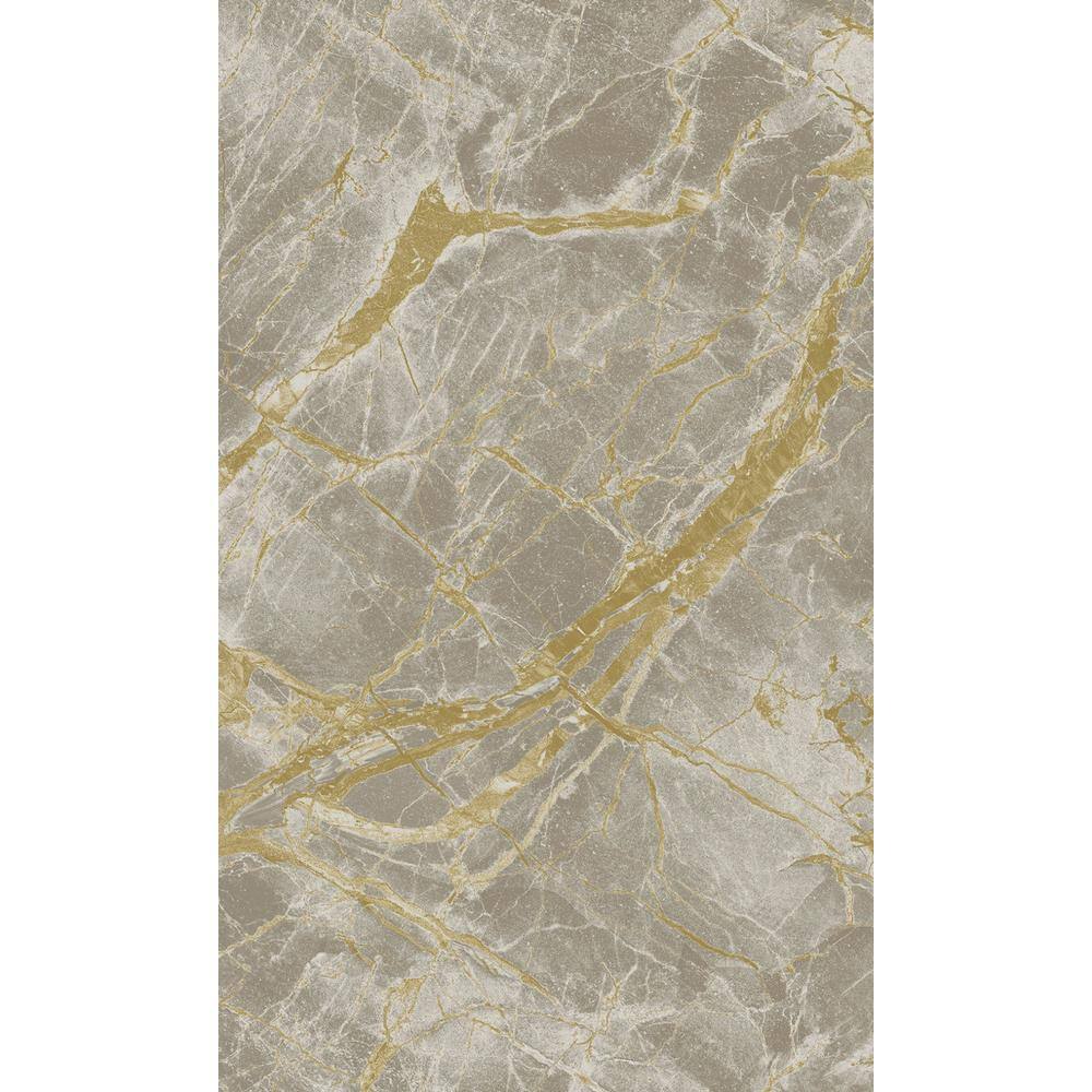 Walls Republic Gold Marble Stone Like Textured Print Non Woven Non ...