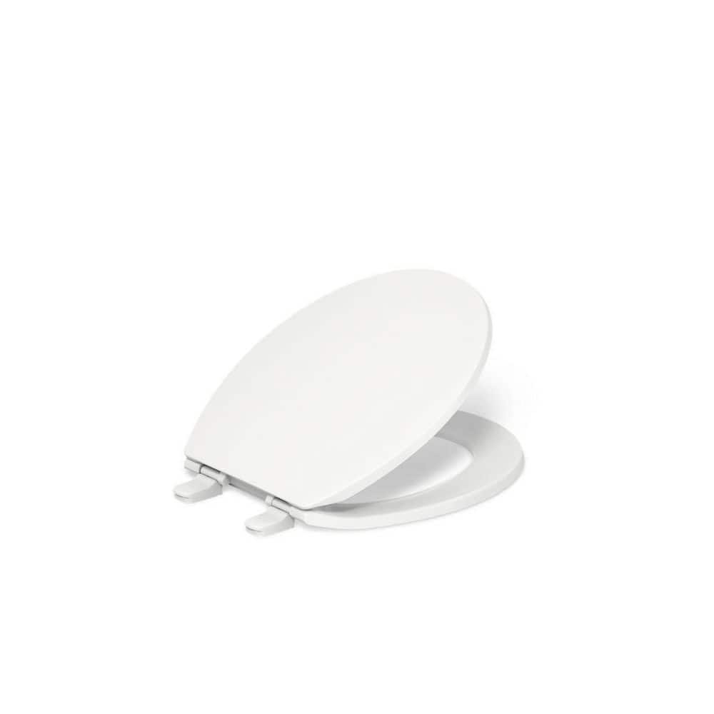 Reviews for KOHLER Brevia Round Toilet Seat with Quick-Release Hinges ...