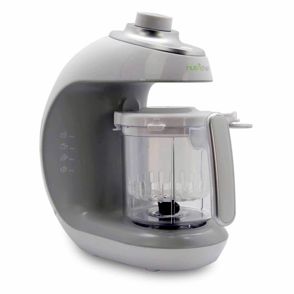 NutriChef White Baby Food Maker - Electric Baby Food Processor, Blender ...