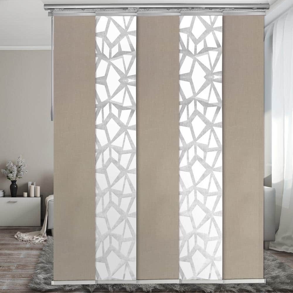 EMOH Midnight Sun Adjustable Sliding Single Rail Track, Room Divider ...