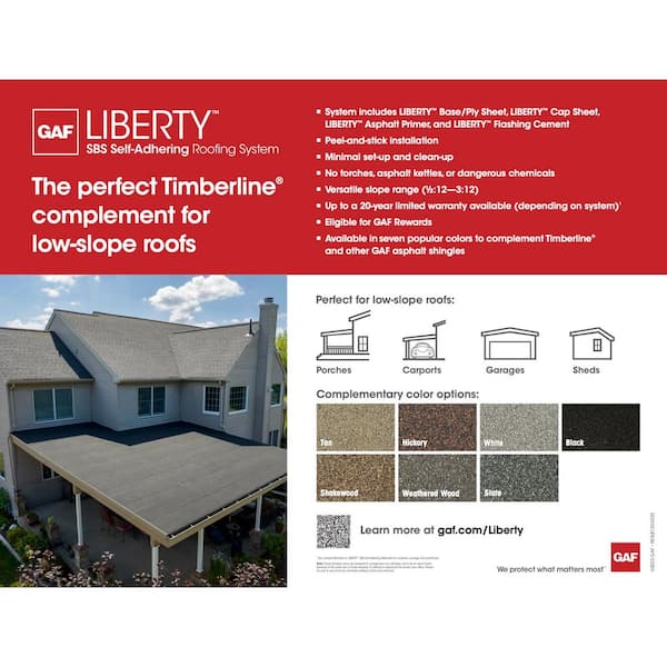 Gaf Flat Roof Installation