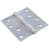 Hardware Essentials 4 in. Zinc Plated General Purpose Broad Hinge with ...