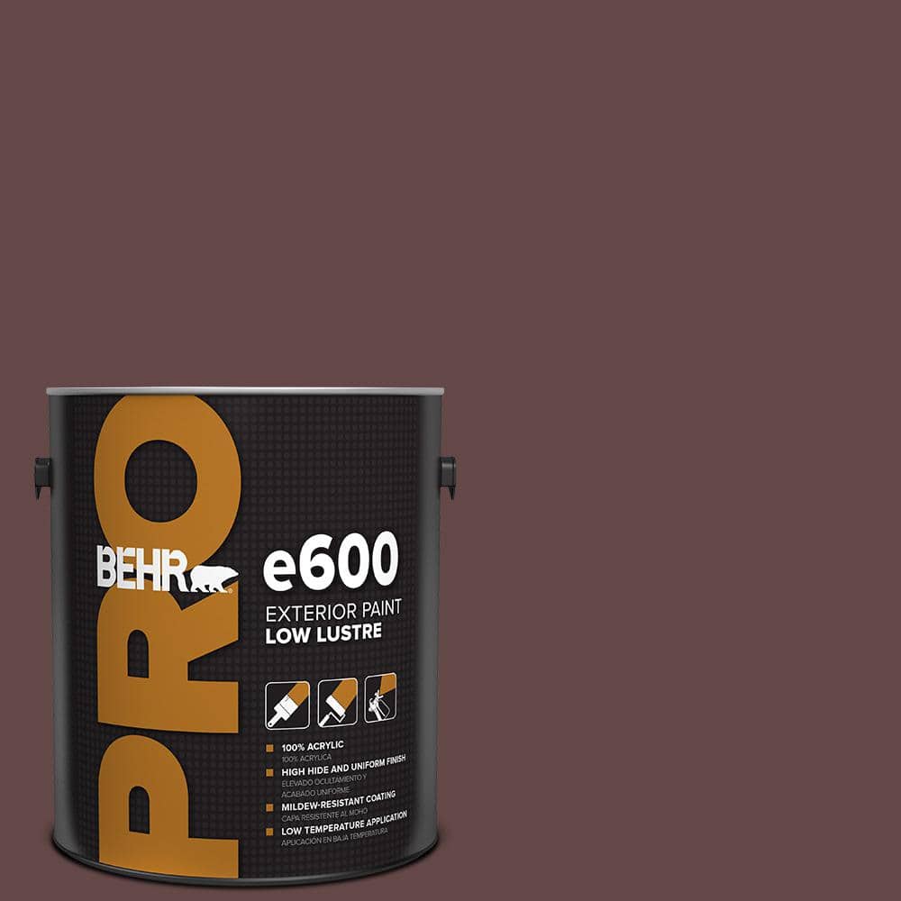 BEHR PRO 1 gal. #120F-7 Plum Raisin Low Luster Exterior Paint PR62301 ...