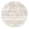 StyleWell Contemporary Brooke Shag Ivory 6 ft. Round Area Rug KKEL04A ...