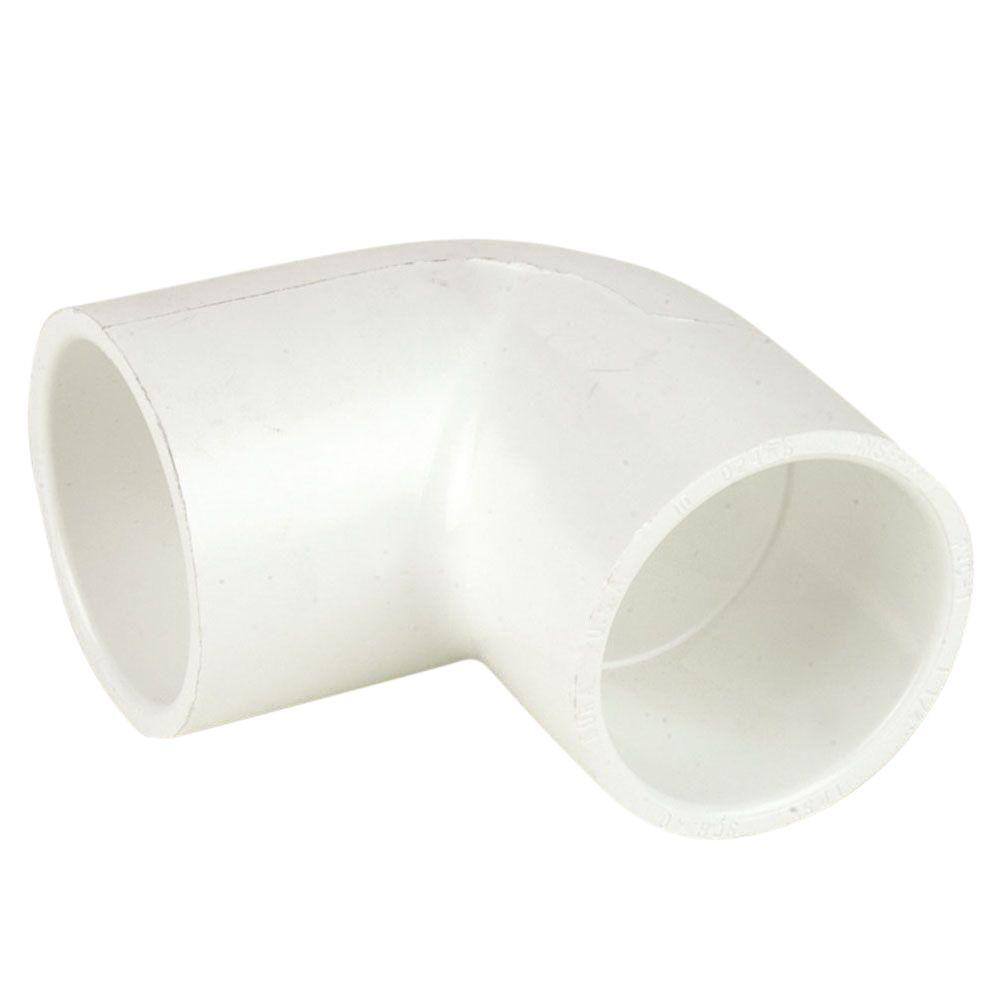 DURA 3/4 in. x 3/4 in. PVC Sch. 40 90-Degree Slip x Slip Elbow (15-Bag ...