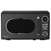 Magic Chef 0.7 cu. ft. Retro Countertop Microwave in Black MC77CMB ...