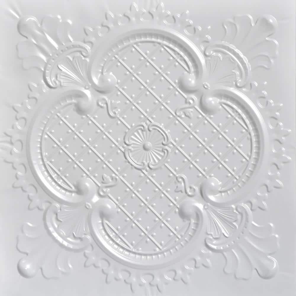 FROM PLAIN TO BEAUTIFUL IN HOURS Majestic White 2 ft. x 2 ft ...