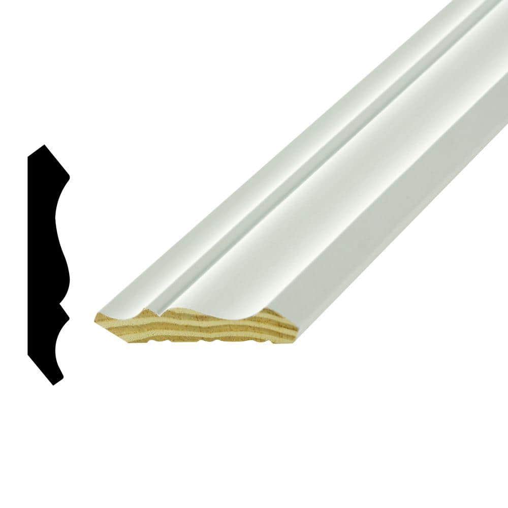 Alexandria Moulding WM 51 9/16 in. x 3-1/4 in. Primed Finger-Jointed ...