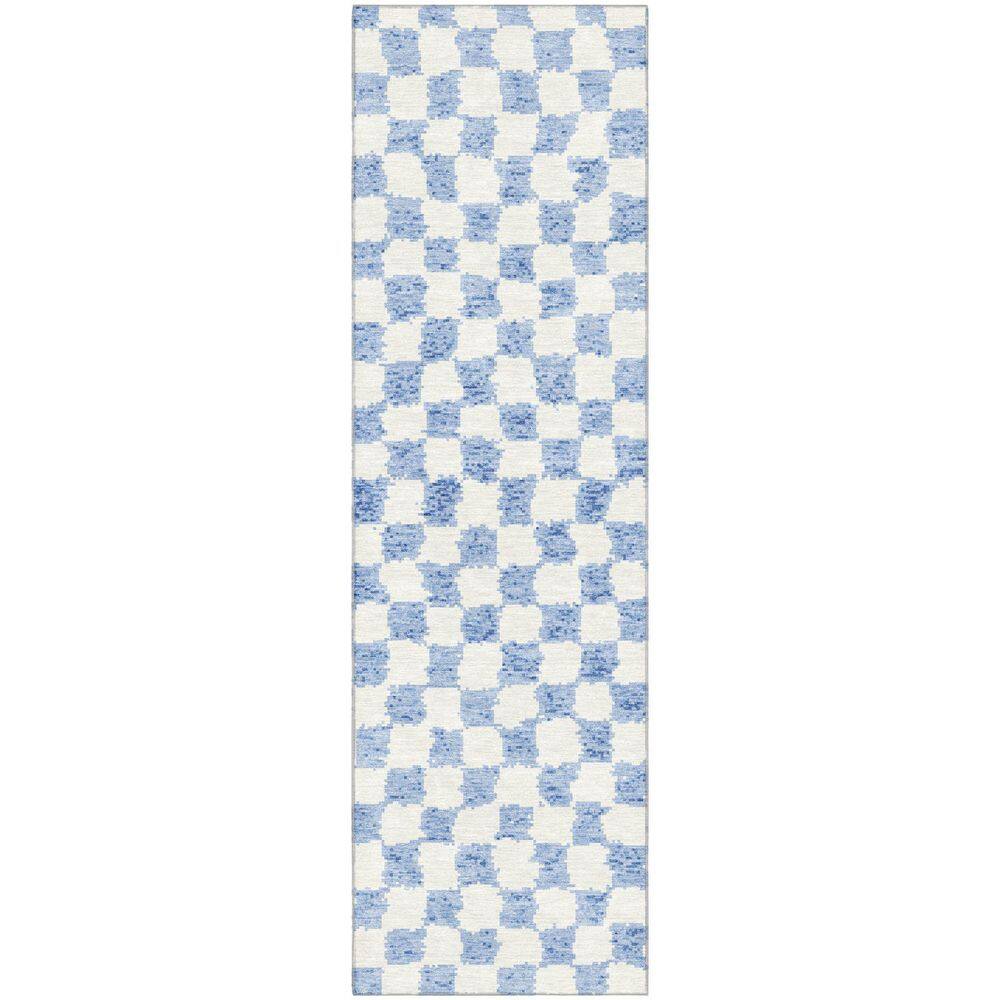 Addison Rugs Mayfield Premium Machine Washable Abstract AMF1958 Sky 2 ...