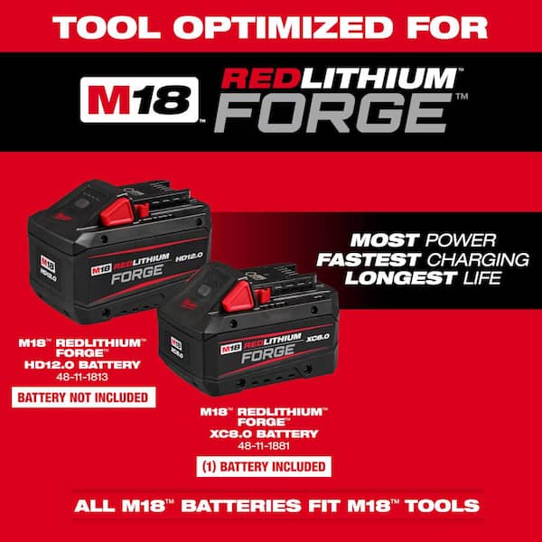 Milwaukee M18 Fuel 18V 10 in. Brushless Cordless Battery Powered Pole Saw Kit Quik-Lok ...