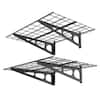 FLEXIMOUNTS 24 in. x 48 in. Steel Garage Wall Shelf with Brackets in ...