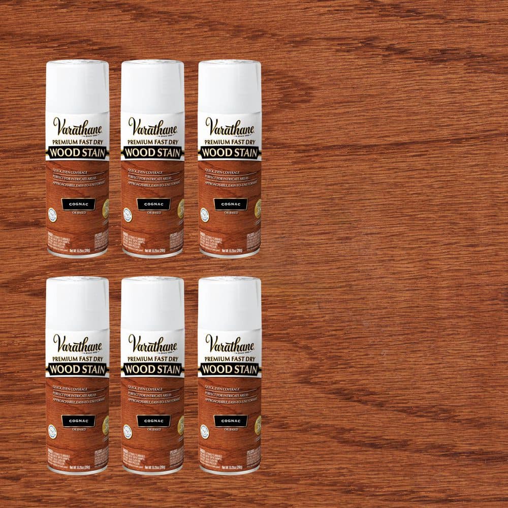 Varathane 10.25 oz. Cognac Interior Wood Stain Spray (Case of 6) 392513 ...
