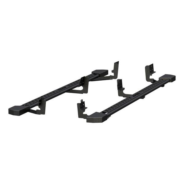 Aries Black Steel Rocker Step Guard Running Boards, Select Dodge, Ram ...