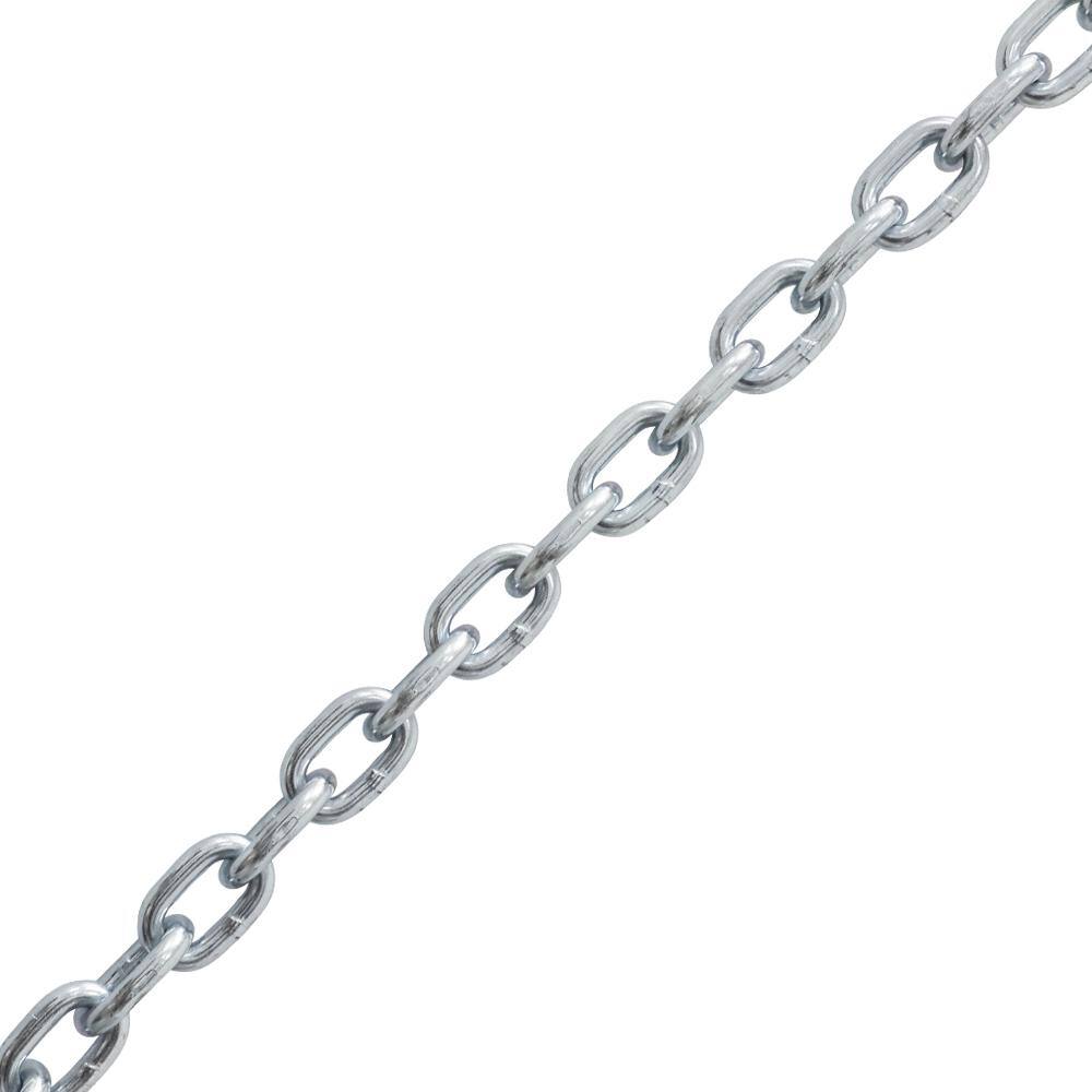 Everbilt 5/16 in. x 1 ft. Grade 30 Zinc Plated Steel Proof Coil Chain ...