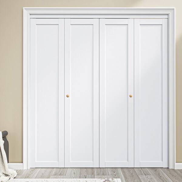 ARK DESIGN 72 in. x 80 in. 3 Lite Solid Core Panel White Primed ...