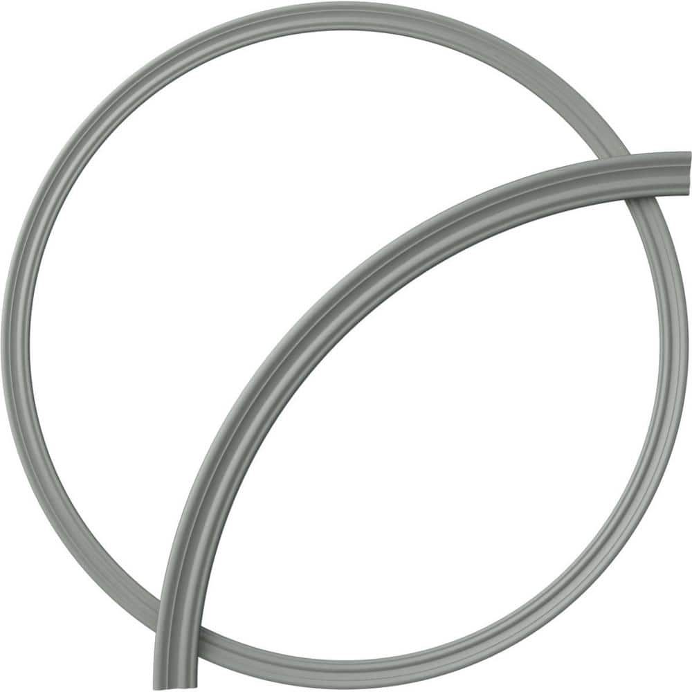 Ekena Millwork 52 in. Oxford Ceiling Ring (1/4 of Complete Circle ...