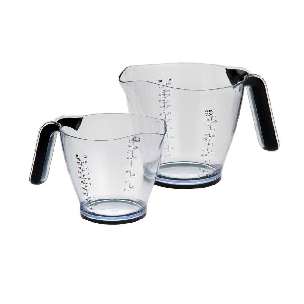 Cook Pro 2-Piece Measuring Cup Set with Non-Slip Handles 607
