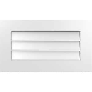 Ekena Millwork 20 in. x 20 in. Vertical Surface Mount PVC Gable Vent ...