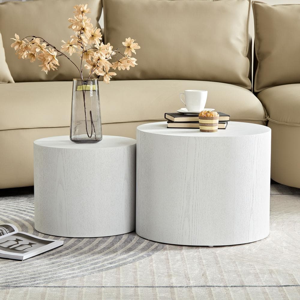 myhomore MDF with Ash/Oak/Walnut Veneer Side Table/Coffee Table/End ...