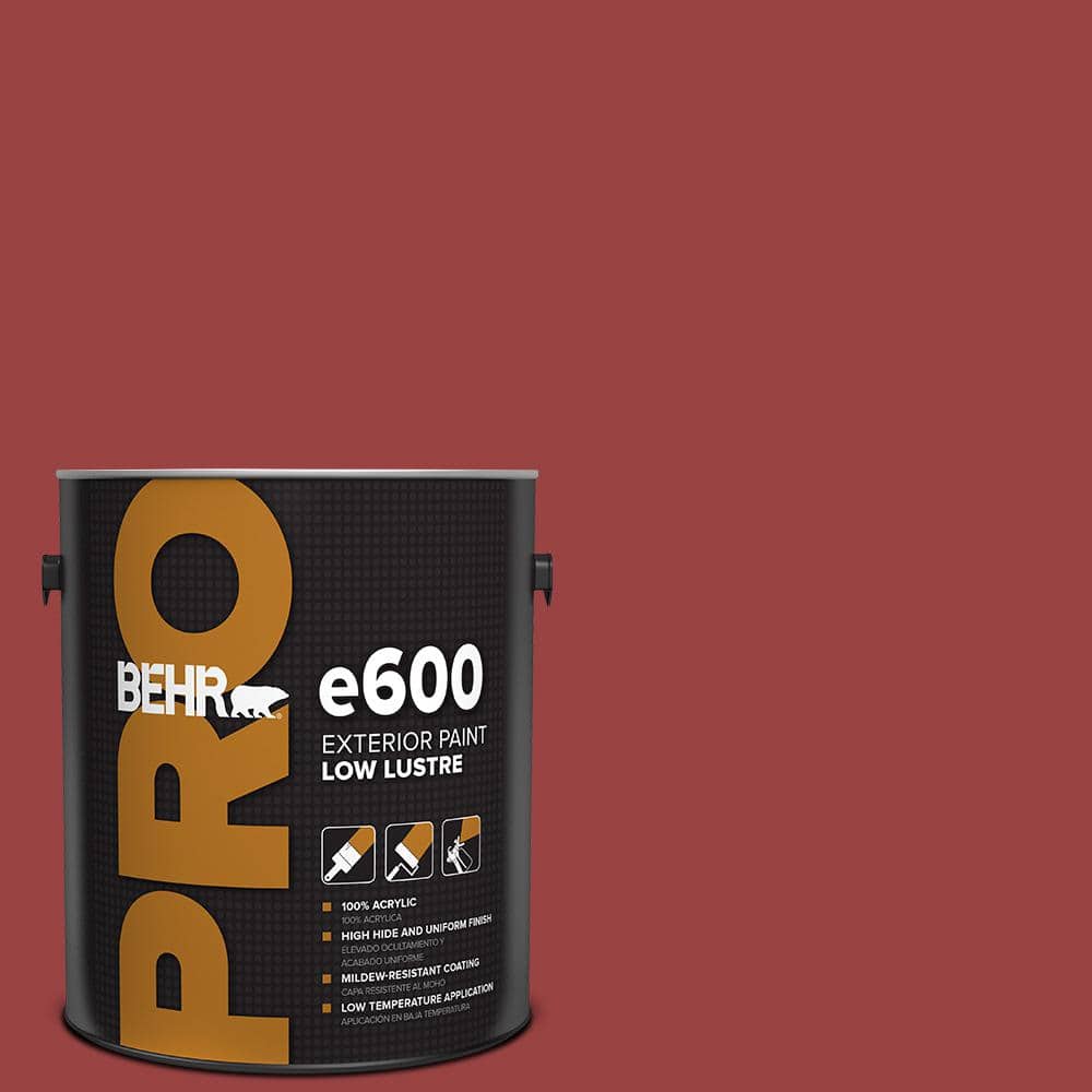 BEHR PRO 1 gal. #MQ1-10 Red My Mind Low Luster Exterior Paint PR62301 ...