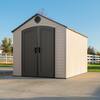 Lifetime 8 ft. W x 10 ft. D Resin Outdoor Storage Shed 71.7 sq. ft ...