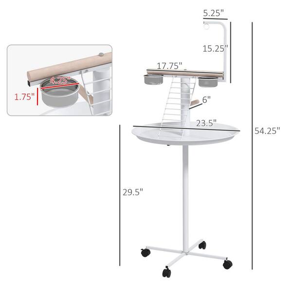 Cage Mounted Bird Shelf Birdcage Perches Platform,Stainless Steel ...