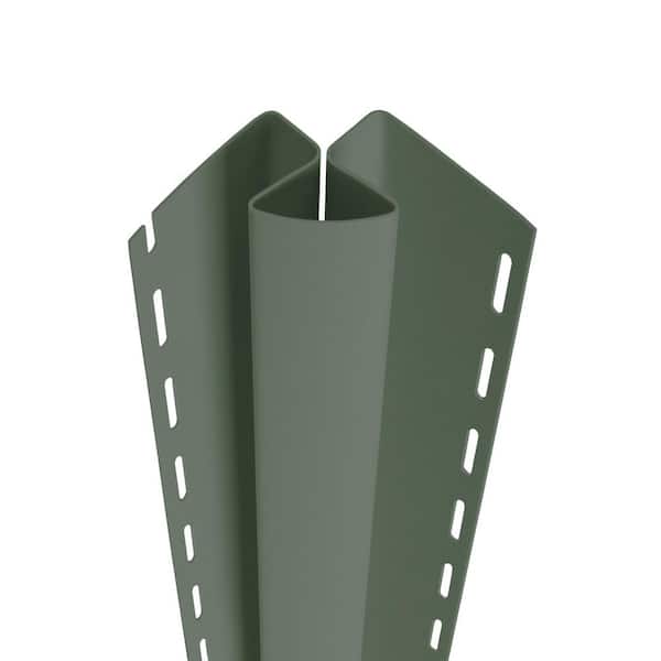 Wolverine 3/4 in. x 2 in. x 10 ft. Forest Vinyl Trim Inside Corner Post ...
