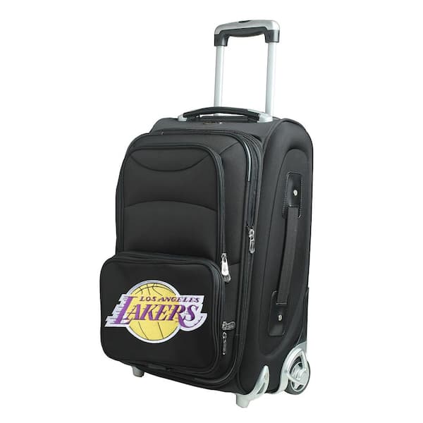 Denco NBA Los Angeles Lakers 21 in. Black Carry-On Rolling Softside ...