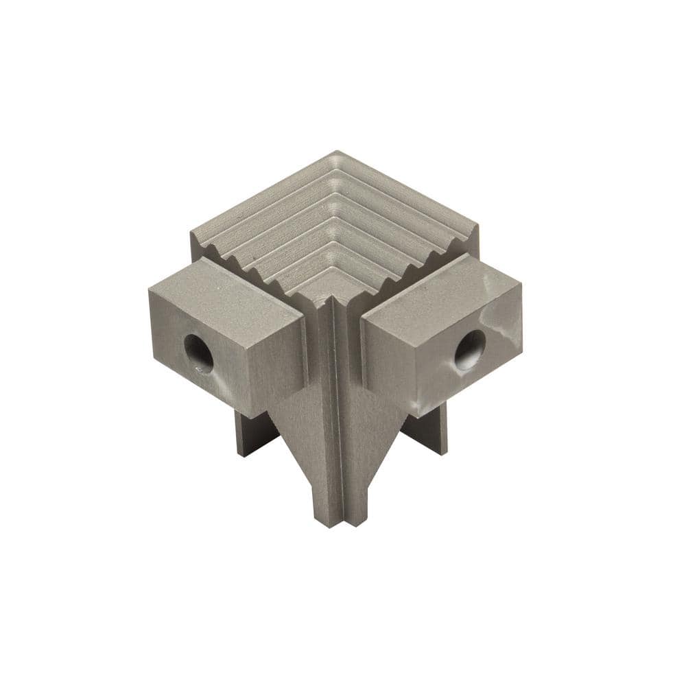 DURAL Squarestep LED 7/16 in. Int Crnr Aluminum Anodized Nickel ...