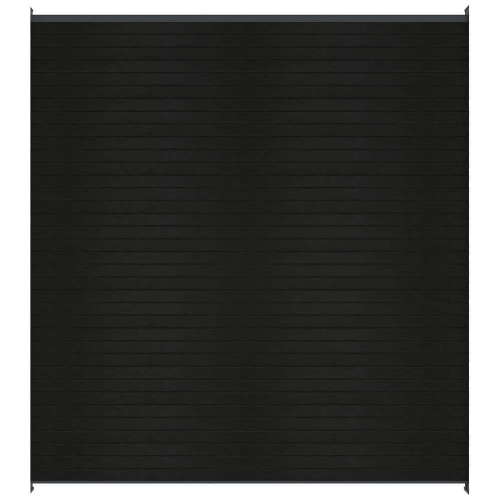 NewTechWood UltraEasy Fencing 6 ft. H x 6 ft. W Indian Ebony Wood ...