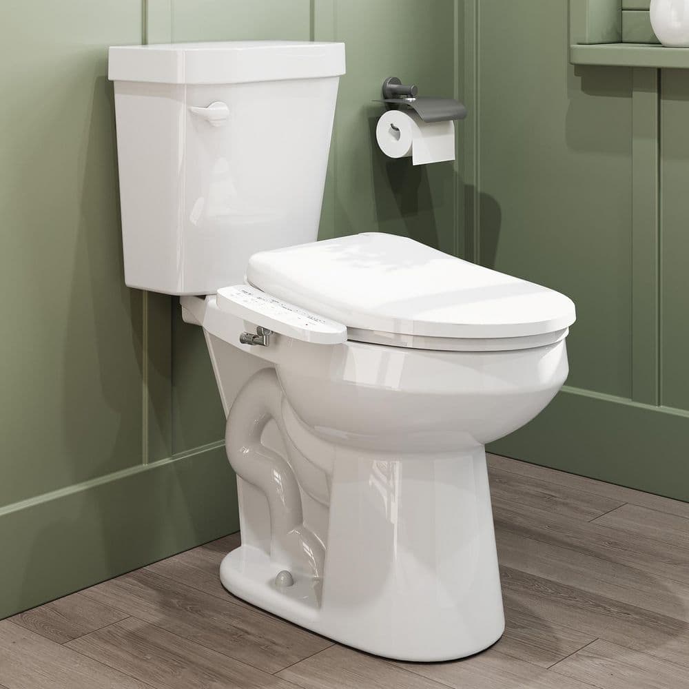 HOROW 17 in. ADA 2-Piece High-Efficiency 1.28 GPF Single Flush ...