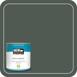 BEHR MARQUEE 1 gal. #N420-7 Alpine Trail Satin Enamel Exterior Paint ...